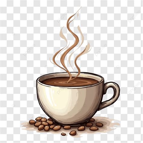 상쾌한 아침 한잔에 딱 맞는 따뜻한 커피 한잔 뜨거운 커피 한 잔 상쾌한 아침 음료에 딱 맞습니다 커피 Png 일러스트 및 이미지 에 대한 무료 다운로드 Pngtree
