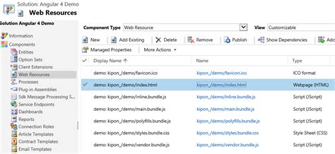 Alternatives And Detailed Information Of Angular Xrm Webresource