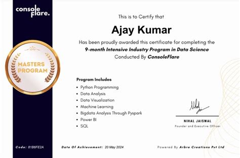 Ajay Kumar On Linkedin Consoleflare Datascience Powerbi Generativeai Python Pandas Sql
