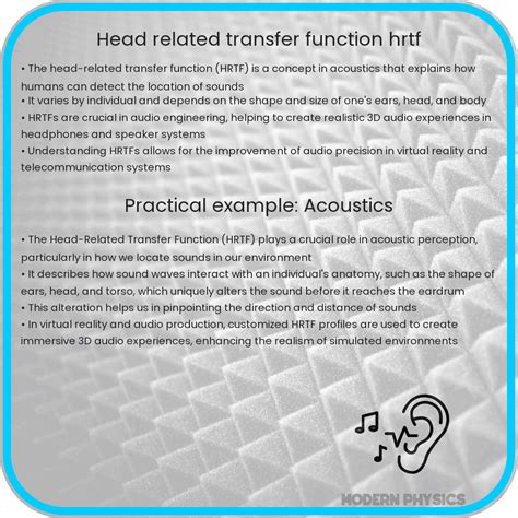 Hrtf Explained Acoustic Accuracy 3d Audio And Immersion