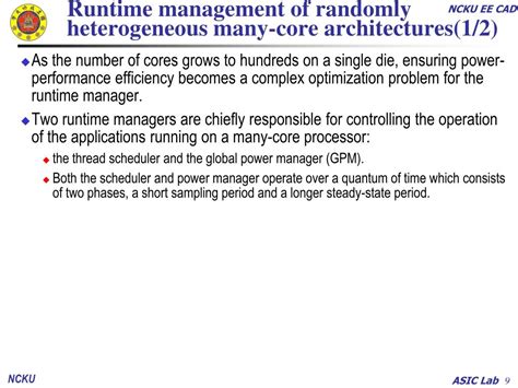 Ppt Scalable Thread Scheduling And Global Power Management For Heterogeneous Many Core