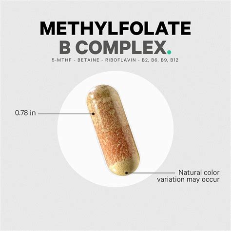 Codeage Methylfolate B Complex Supplements Methylated Vitamin B12 And B6 2 Months Supply 120