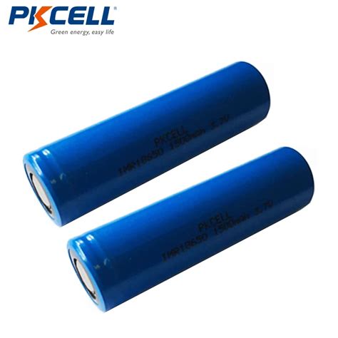 2PCS 18650 Battery IMR 18650 3.7V 1500mAh Rechargeable Flat Top ...