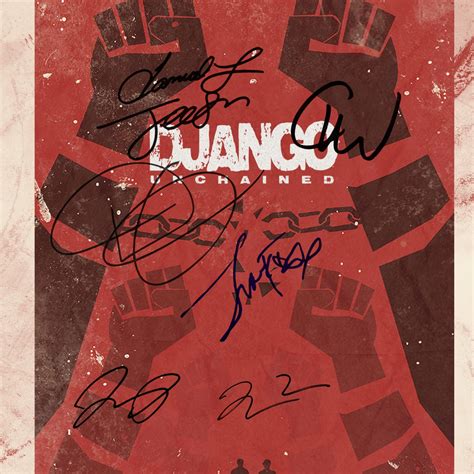 Django Unchained Script Limited Signature Edition Rare T
