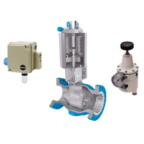 Mokveld Hipps Valve With Samson3701 Positioner And Koso Prf300 Filter Pressure Reducing Valve
