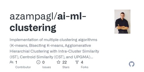 GitHub Azampagl Ai Ml Clustering Implementation Of Multiple Clustering Algorithms K Means