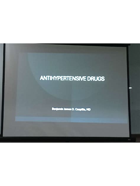 Antihypertensive Drugs Pdf