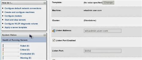 AbdulWasiq How To Change Weblogic Admin Console Port Number In C