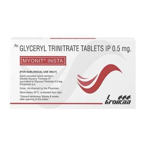 Nitrostat Tablets 05mg At ₹ 8000bottle Nitroealth In Surat Id