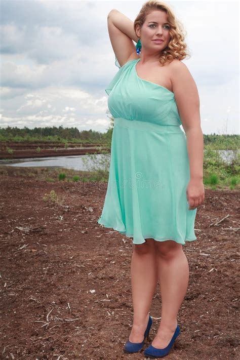Plus Size Woman Sitting Stock Image Image Of Happy Ship 6504745