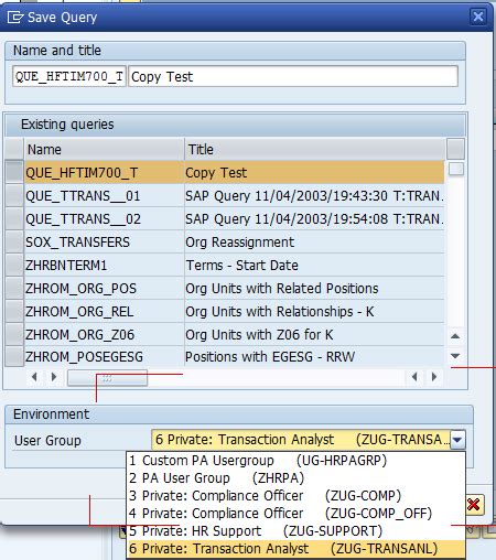 Sph048000513 Adhoc Query Copy Query From One Sap Community