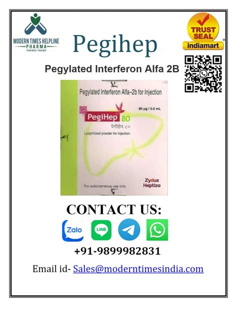 Pegylated Interferon Alfa 2b Injection Pegihep Injection Latest Price Manufacturers And Suppliers