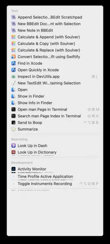 Including Services In Contextual Menus In Swiftui Wade Tregaskis