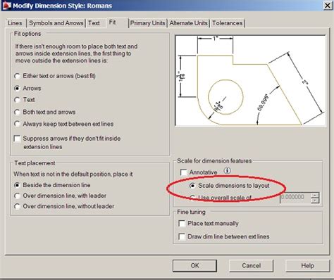 how to dimension when viewports with different scales in paper space