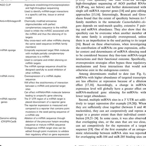 Methods Used To Identify And Validate Mirna Targets Download Scientific Diagram