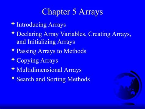 05slidearrayscreationsearchingsortingppt