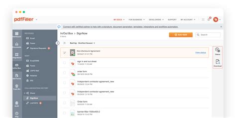 Legal Agreements Workflow Pdffiller