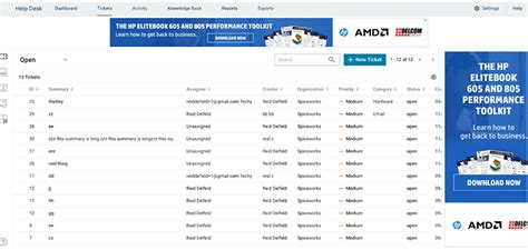 Spiceworks Cloud Based Help Desk Software The Free Ticketing Tool For Every Department