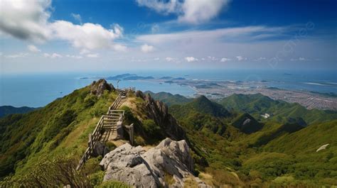 홍콩 한국 산 후지산에서 아름다운 전망 다테이시 이토시마시 배경 일러스트 및 사진 무료 다운로드 Pngtree