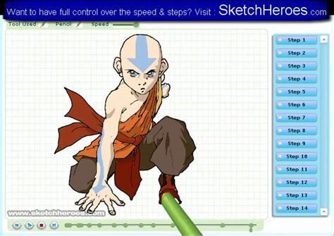 How To Draw Aang Drawing Illustration WonderHowTo