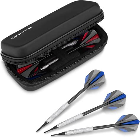 Navaris Soft Tip Dart Set Set Of Darts For Electronic Darts Board Dartboard With Coloured