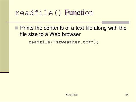 chapter 4 working with files and directories php programming ppt download