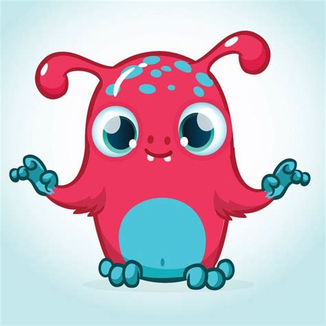 کارتون هیولا مبارک شخصیت بردار 1529360