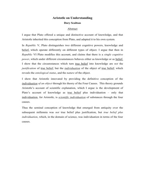 Lecture Abstract