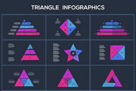 Premium Vector Set Creative Concept For Infographic With Options Parts Or Processes Business