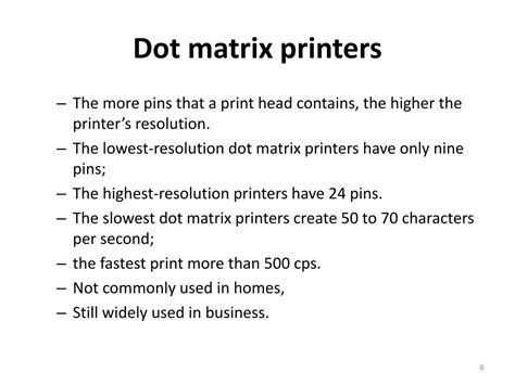 Dot Matrix Printer Voordelen At Laura Stanley Blog
