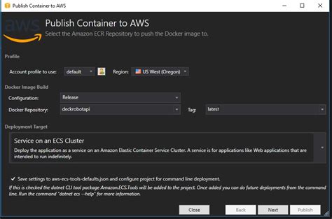 Docker Не могу опубликовать контейнер на Aws Ecs Stack Overflow на