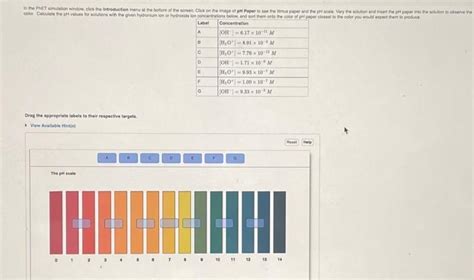 solved in the phet simulation window click the introduction