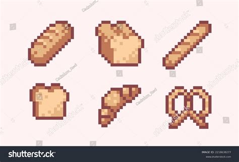 Minecraft Bread Pixel Art