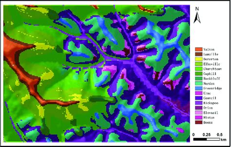 The Detailed Soil Class Map Of The Raffelson Study Area Download