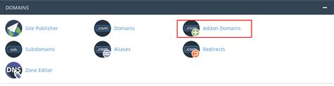 How To Create An Addon Domain Or An Alias In CPanel
