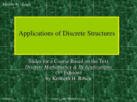 Ppt Applications Of Discrete Structures Powerpoint Presentation Free