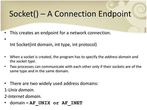 PPT Introduction To Programming In C With Sockets PowerPoint Presentation ID 2389053