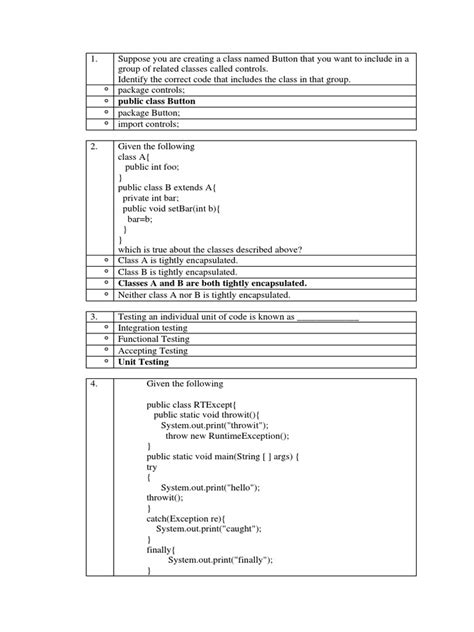 Aptitude Mcq For Beginners Pdf Inheritance Object Oriented Programming Class Computer
