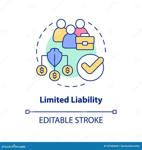 Limited Liability Concept Icon Stock Vector Illustration Of Together Startup 247484828