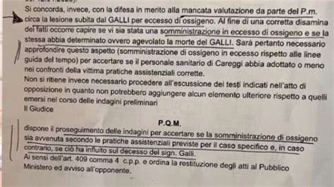 Chiesto Supplemento Di Indagini Per La Lesione Subita Da Enzo Galli Per