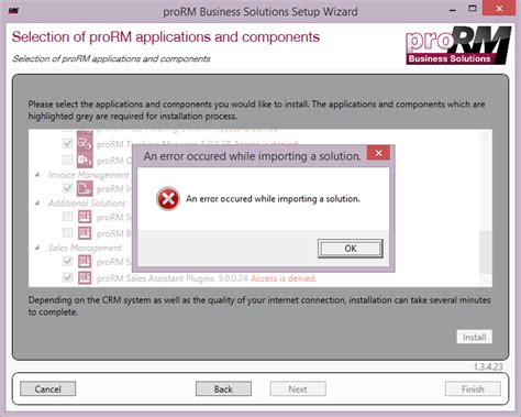 Dynamics Crm 2016 Onpremises Error Access Is Denied” When Importing Asynchronous Solutions