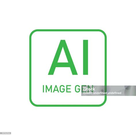 Ai Image Generate Interface Logo Stock Illustration Download Image Now Analyzing Artificial