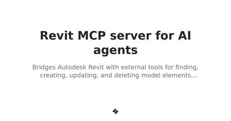 Revit Mcp Server For Ai Agents