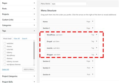 How To Create A Wordpress Dropdown Menu Without Code