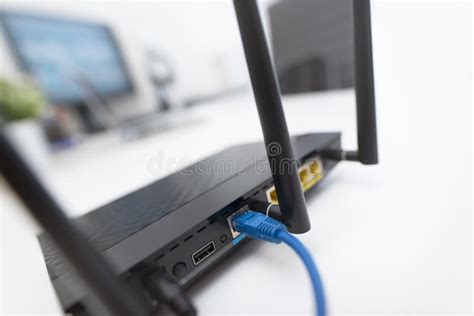 Wireless Router Or Access Point Stock Photo Image Of Home Phone 140932516