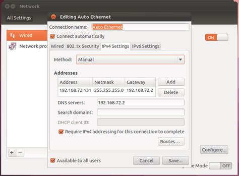 Networking Static Ip Network Guide Ask Ubuntu
