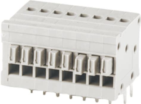 90 Deg Screwless Terminal Blocks 2 54mm Spring Connectors