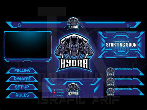 Create Streamyard Streamlabs Stream Overlay Twitch Overlays For Livestreaming By Thomastip Fiverr