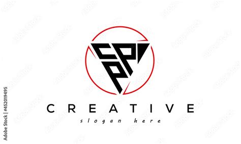Cpp Triangle Letter Logo With Circel Victor Stock Vector Adobe Stock