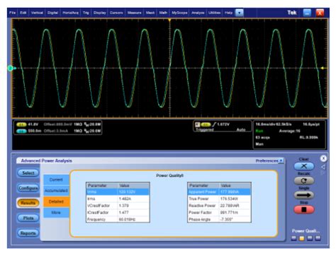 Active Power Factor Correction Verification Measurements Tektronix